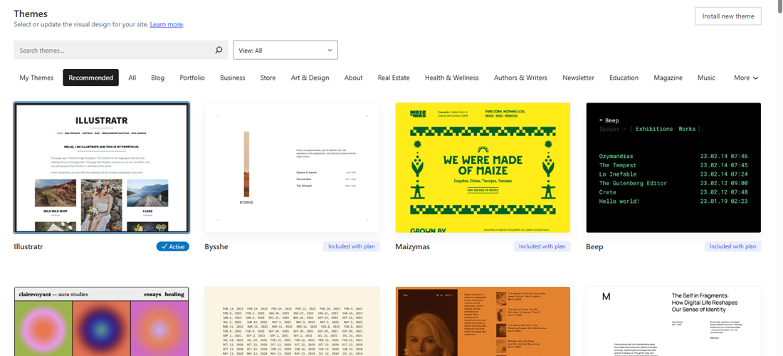 Portfolio Theme Swap – Digital Media & Multimedia Design